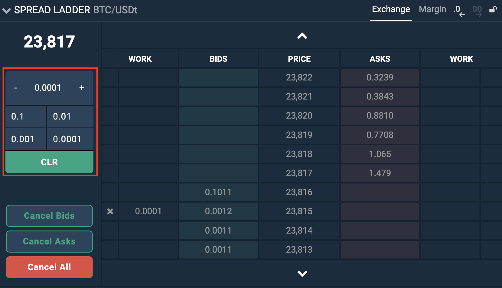 What is a Spread Ladder order option on Bitfinex – Bitfinex Help Center