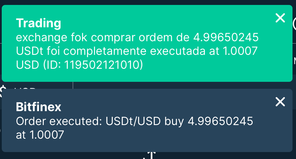 O que é a ferramenta Swap no Bitfinex Mobile Lite – Bitfinex
