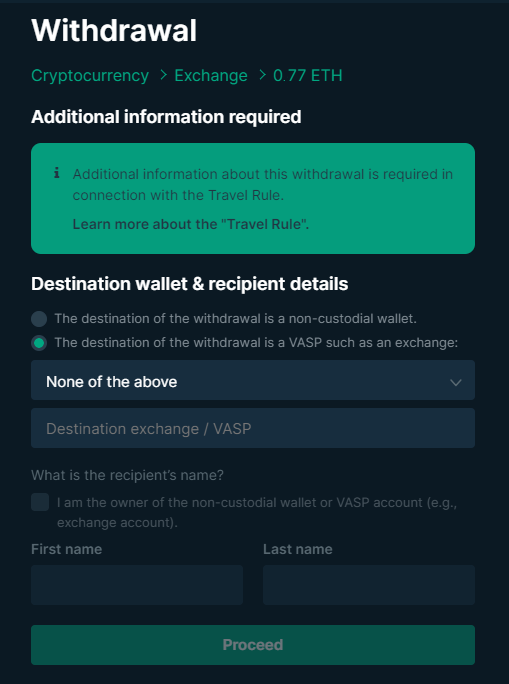 Understanding the Travel Rule on Bitfinex – Bitfinex Help Center
