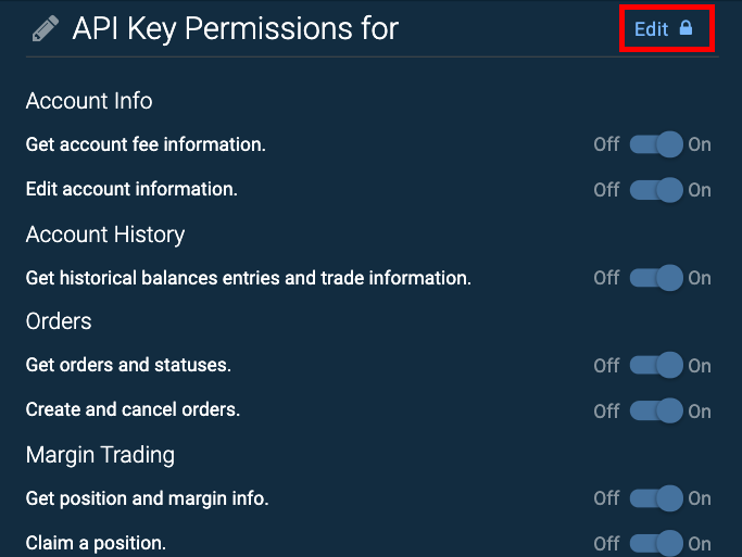 How to create and revoke a Bitfinex API Key – Bitfinex Help Center